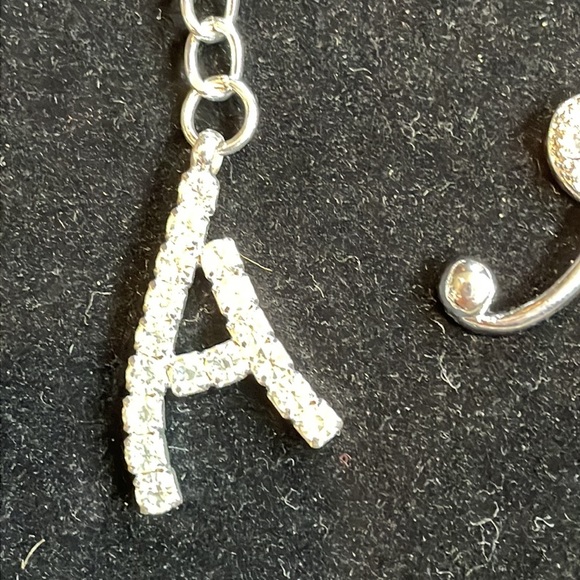 Accessories | Nwt Vintage 2 Rhinestone Letter A Keychains | Poshmark